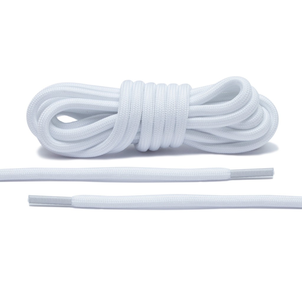 Adidas Yeezy 350 Rope Replacement Laces with Clear Tips (WHITE)